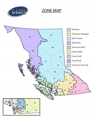 Zone Map | BC School Sports